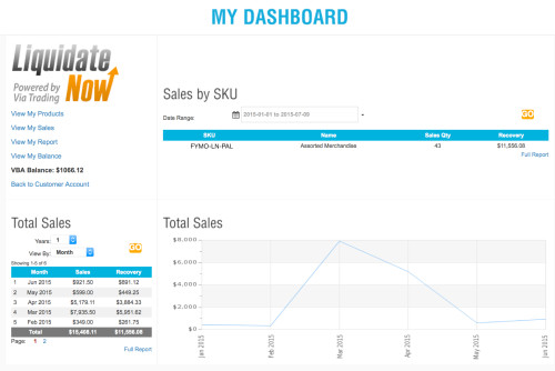 Track Liquidation Sales with LiquidateNow's Vendor Portal